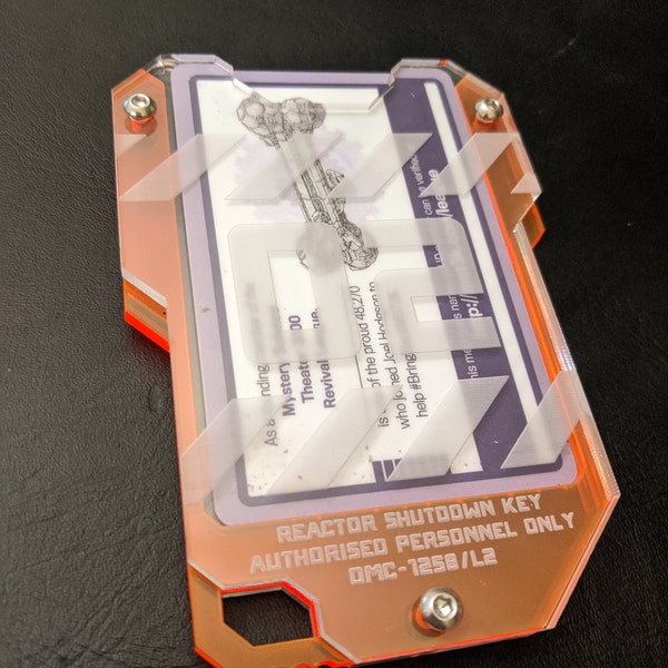 Cyberpunk Keycard Style Card ID Holder - Etsy