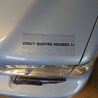 Official Le Mans Bumper Sticker Official 24h Le Mans World Endurance ...