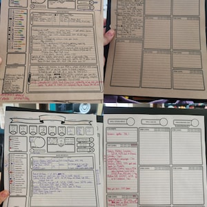 Dnd 5E Character Sheet: Compact Half Sheet - Etsy