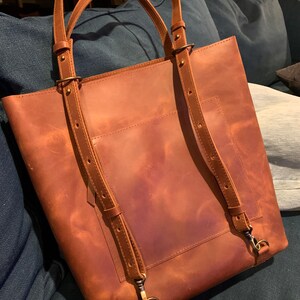 Convertible Crossbody Bag Convertible Backpack Purse Leather | Etsy