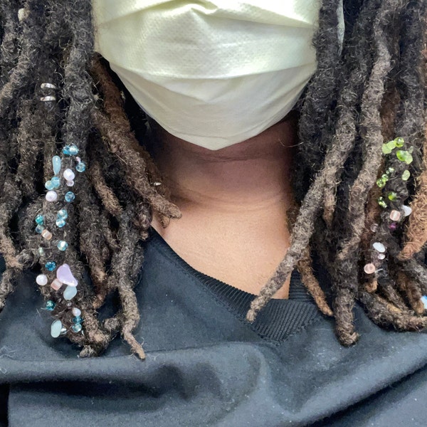 Crystal Loc Sprinkle Complete Kit, Dreadlock Hair Bead Accessories ...