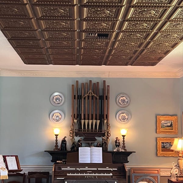 Styrofoam Ceiling Tiles - Glue up Over Popcorn Ceiling - Easy DIY ...