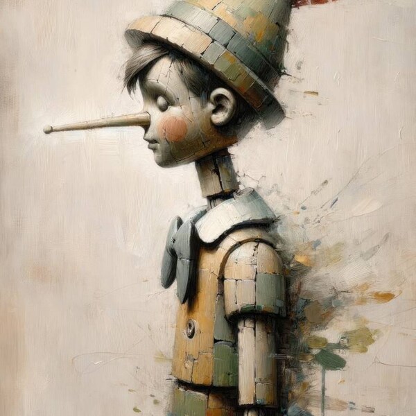 PRINTABLE | Pinocchio in Monochrome - A Story of Growth and Honesty ...