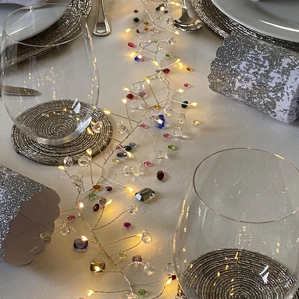 Gold Star LED Garland - Etsy