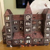 Printable Halloween Haunted House Countdown Advent Calendar - Etsy UK