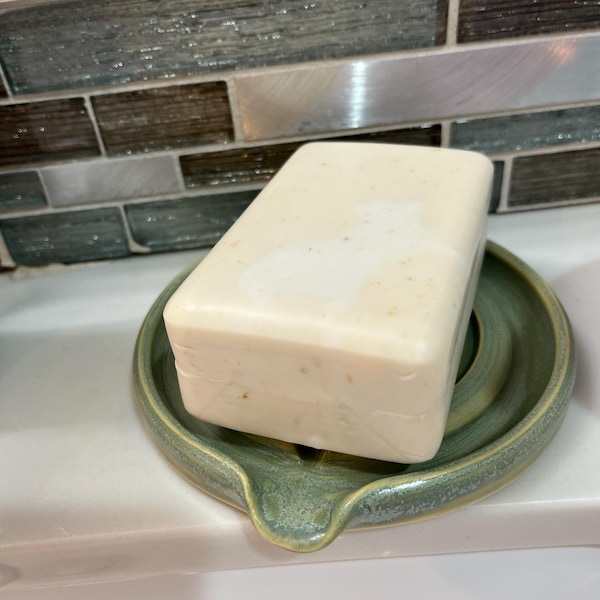 Soap Dish: Handmade Wheel Thrown Pottery With Drainage - Free Shipping ...