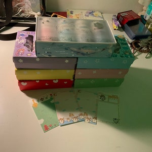 40 Sheets/pack Washi Sticker Cute Animal Characters - Etsy