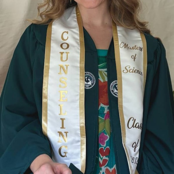 Customized Graduation Sash Custom Graduation Sash Personalized Sash Custom Text Sash Custom Sash ...