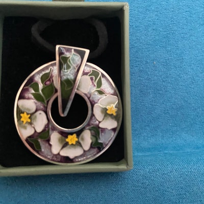 Unique Snow Leopard Brooch Pendant Exquisite Handcrafted Cloisonne ...