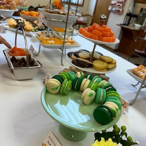 6 Pack Blue Raspberry French Macarons - Etsy