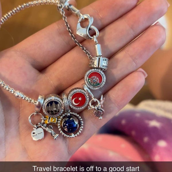 Pandora Go Red for Women Dangle Charm Pendant S925 Sterling Silver ...