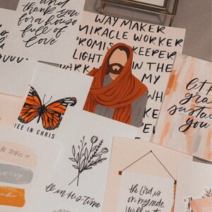 Way Maker, Miracle Worker Jesus Christ Hope Hope Jesus Print Bible ...