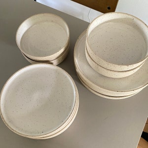 Ceramic Plates, Minimal Plates With Rim, Earthy Tones Brown Dishes ...