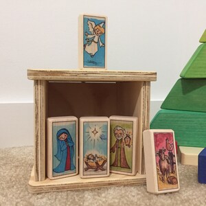 Childrens Nativity Blocks Starter Set 5 Piece Wooden Christmas Toy - Etsy