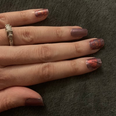 Red Ruby Slippers Glitter Real Nail Polish Wraps Sequins Red - Etsy