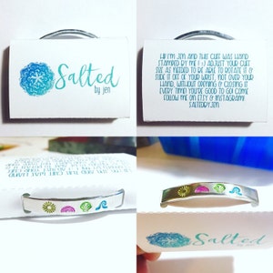 Cuff Bracelet Box Custom Cuff Bracelet Display Cards Blank or Custom 2 ...