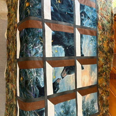 Autumn Gnomes Fabric Panel Four Seasons by David Textiles 36 X 44 - Etsy