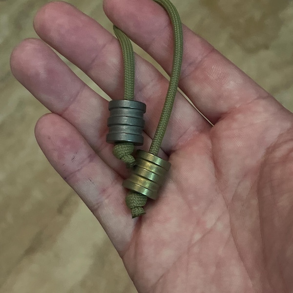 Titanium EDC Bead for / With Lanyard - Etsy