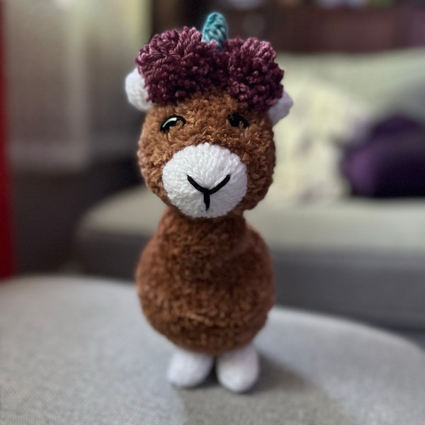 Alpaca Llama Alpacas Collection Knitting Machine Pattern PDF ONLY Addi ...