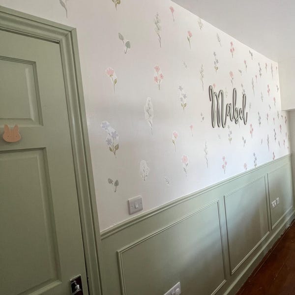 Scribble Font Wooden TOY BOX Name Sign - Various Sizes- Name Wall Art ...