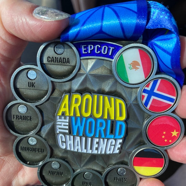 EPCOT Challenge Lanyards | Eat Around the World or Drink Around the ...