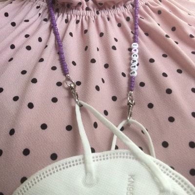 Beaded Face Mask Chain - Etsy