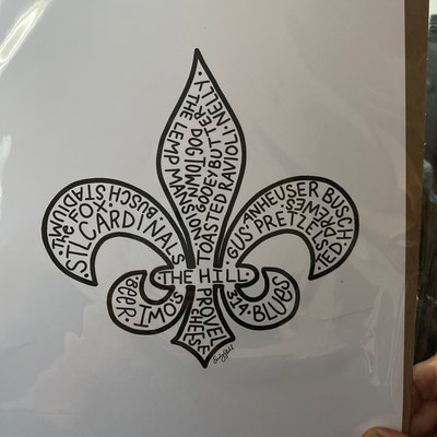 STL Sticker 314 Saint Louis STL Hand Lettered Sticker Arch Sticker Hand ...