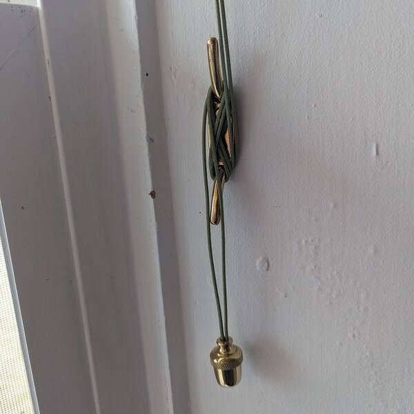 2 Vintage 16" to 24" Extendable French Paris Brass Cafe Rods + 4 Fixing ...