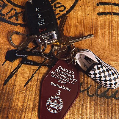 Famous Hotel Rooms Key Fob - Etsy
