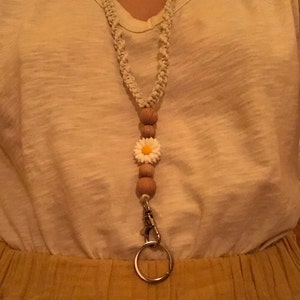 Beaded Retractable Badge Reel, Teacher ID Holder, Beaded Badge ...