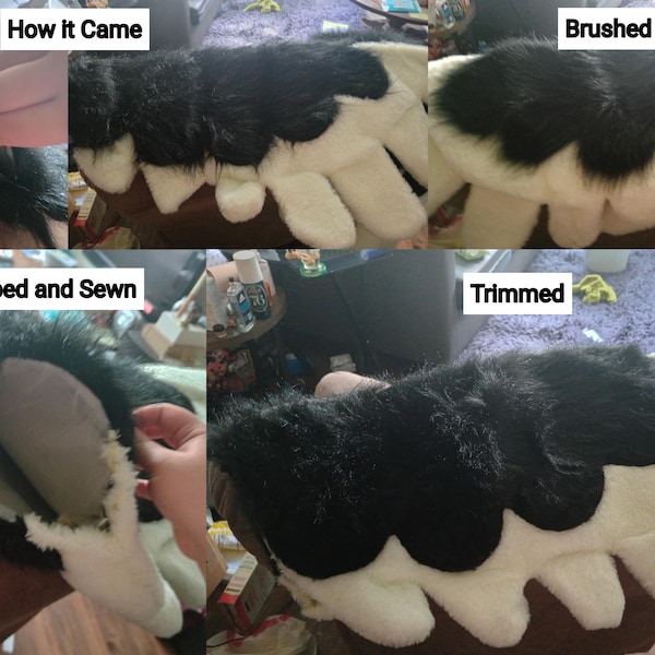 Biscuit Cookie Furry Fursuit Cooler Fan Mini Handheld Rechargeable 3D ...