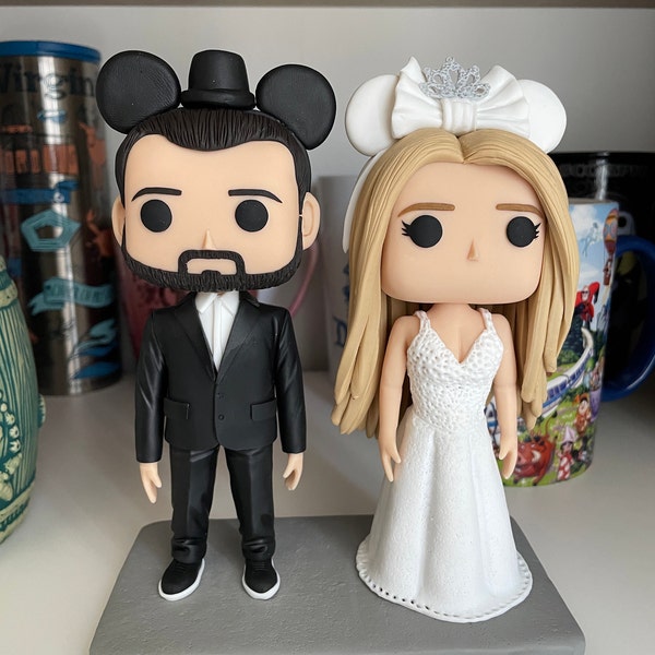 Custom Funko Pop Couple, Personalized Wedding Gift Funko, 3D Portrait ...