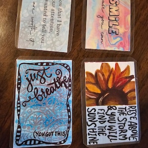 Little Box of Sunshine Positive Inspirational Encouragement Cards Small ...