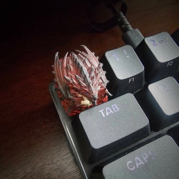 Rathalos Artisan Keycap - Monster Hunter Keycap | Custom Keycaps ...