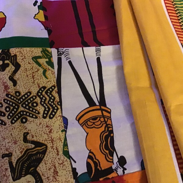 African Fabric/crafts/african Clothing/ankara Wax Sold per Yard - - Etsy
