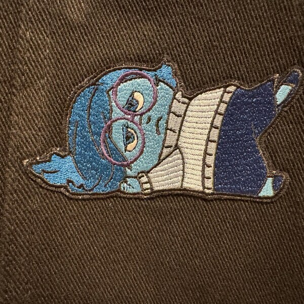 Sadness From Disney & Pixar's Inside Out Movie Fully Embroidered Sew-on ...