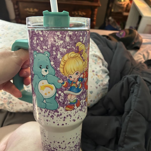 20oz. Tumbler, Middle Finger Bear With Straw and Lid, Hot or Cold ...