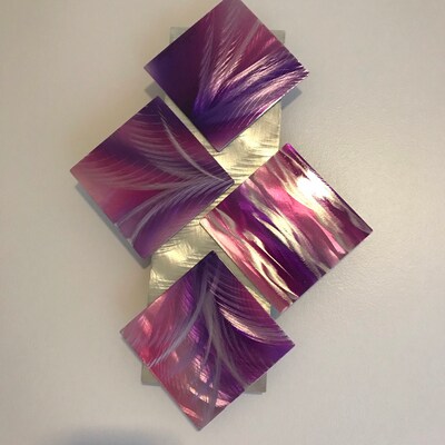 Small Wall Decor-metal Painting Art-different Colours Art-modern House ...