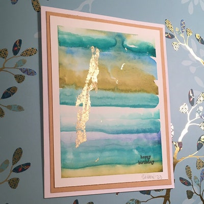 Hand Painted Collage Sheets, Hand Painted Collage Papers, Mixed Media ...