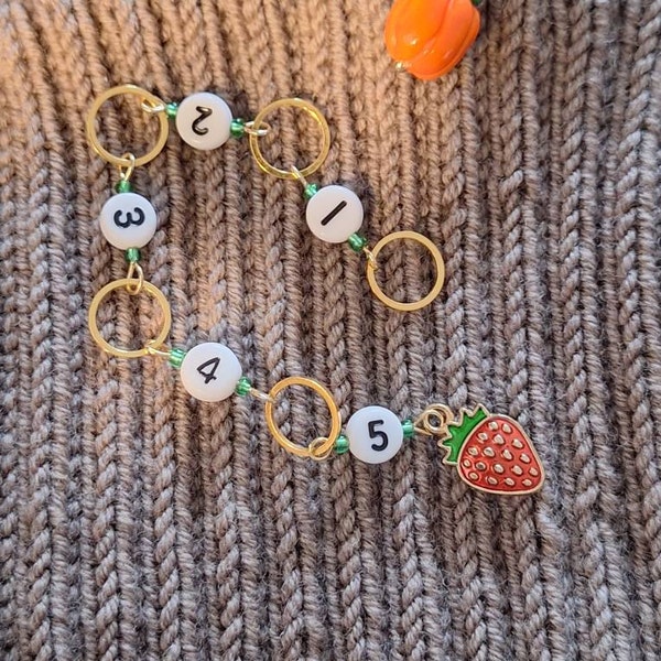 Flower Row Counter for Knitting, 5 Rings, Progress Keeper, Knitting ...