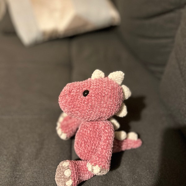 PDF DEUTSCHE Häkelnanleitung Für Den Dino "ruby", Design Von Nadelkunst ...