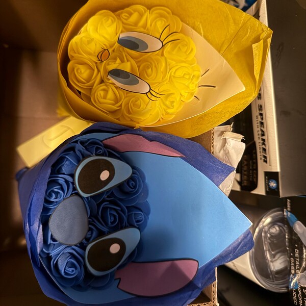 Adorable Snoopy Rose Bouquet - Etsy