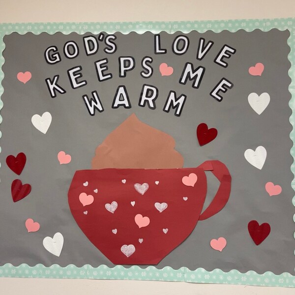 God's Love Keeps Me Warm - Christian Bulletin Board Set - Christian ...