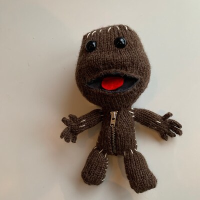 Sackboy Knit Pattern With Expression-able Mouth and Bendable Body - Etsy