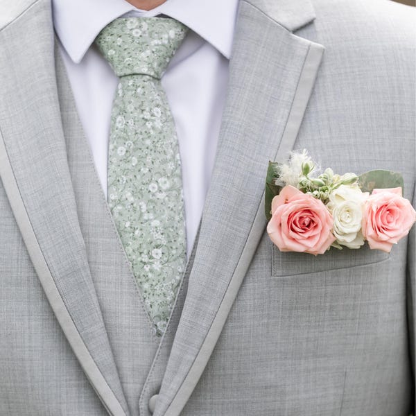Sage Green Tie For Wedding