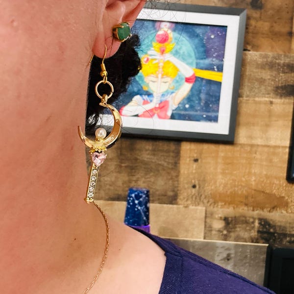 Kawaii Labubu Rabbit Monster Dangle Earrings, Cute Animal Jewelry for ...