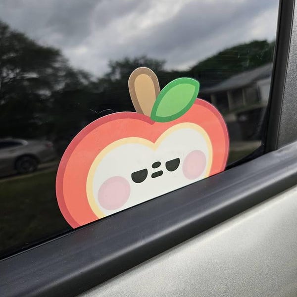 Love and Deepspace Mascot Peeker Sticker | Waterproof Car Decal | Happy ...