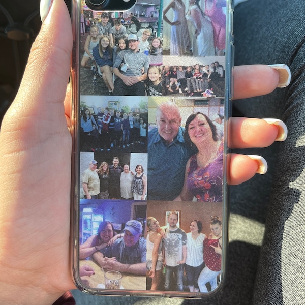 Custom Clear Photo iPhone Case, Photo Phone Case, Personalized iPhone ...