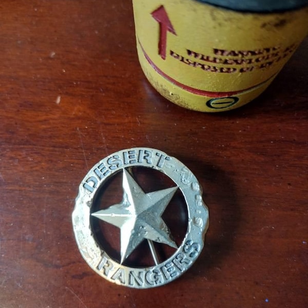 Desert Ranger Badge Brooch - Etsy
