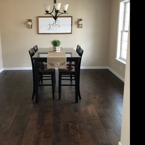 Monogram Letter Runner, Scroll Accent Runner,natural Burlap Table ...